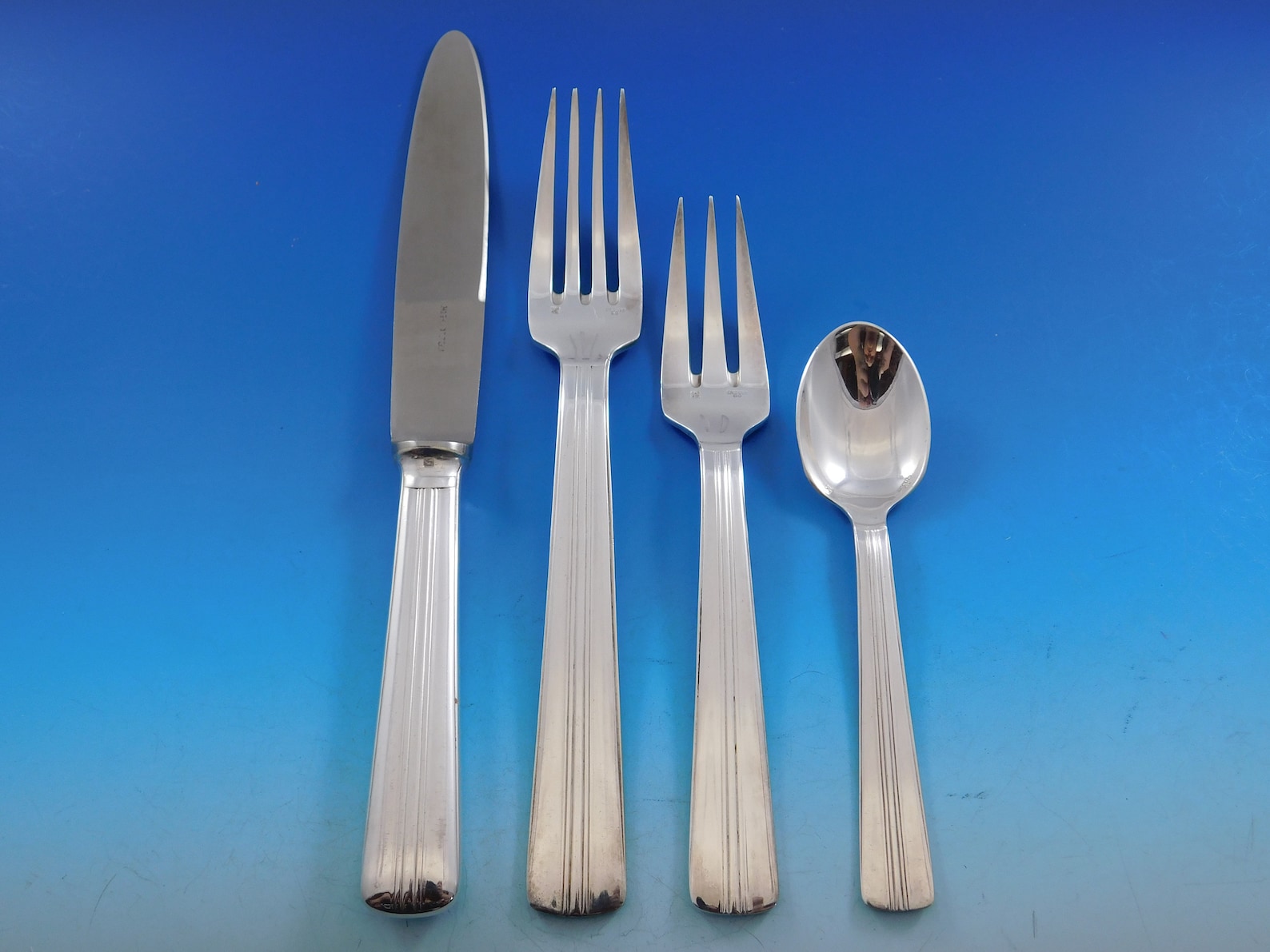 Chantilly by Ercuis Silverplate Flatware Set 12 Dinner Service - Etsy