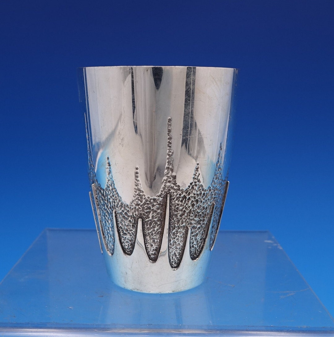 Peter Michael Lunn English Estate Sterling Silver Drinking Cup 3 3/8 ...