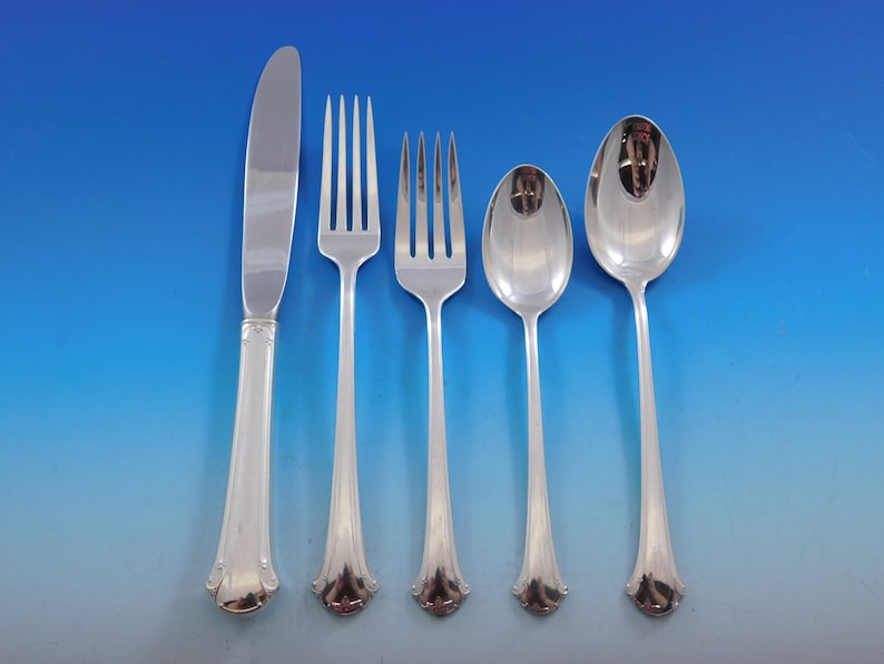 Chippendale by Towle Sterling Silver Flatware Service for 12 - Etsy