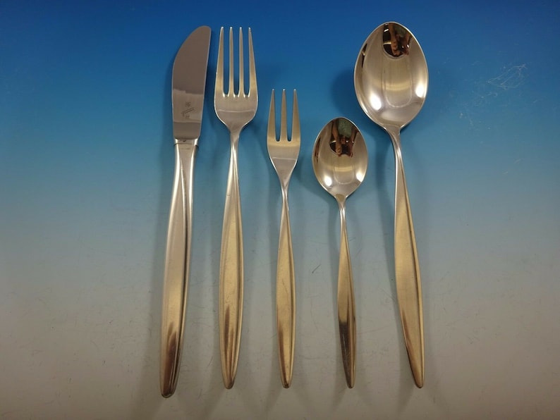Kopenhagen by Wmf 800 Silver Flatware Service for - Etsy