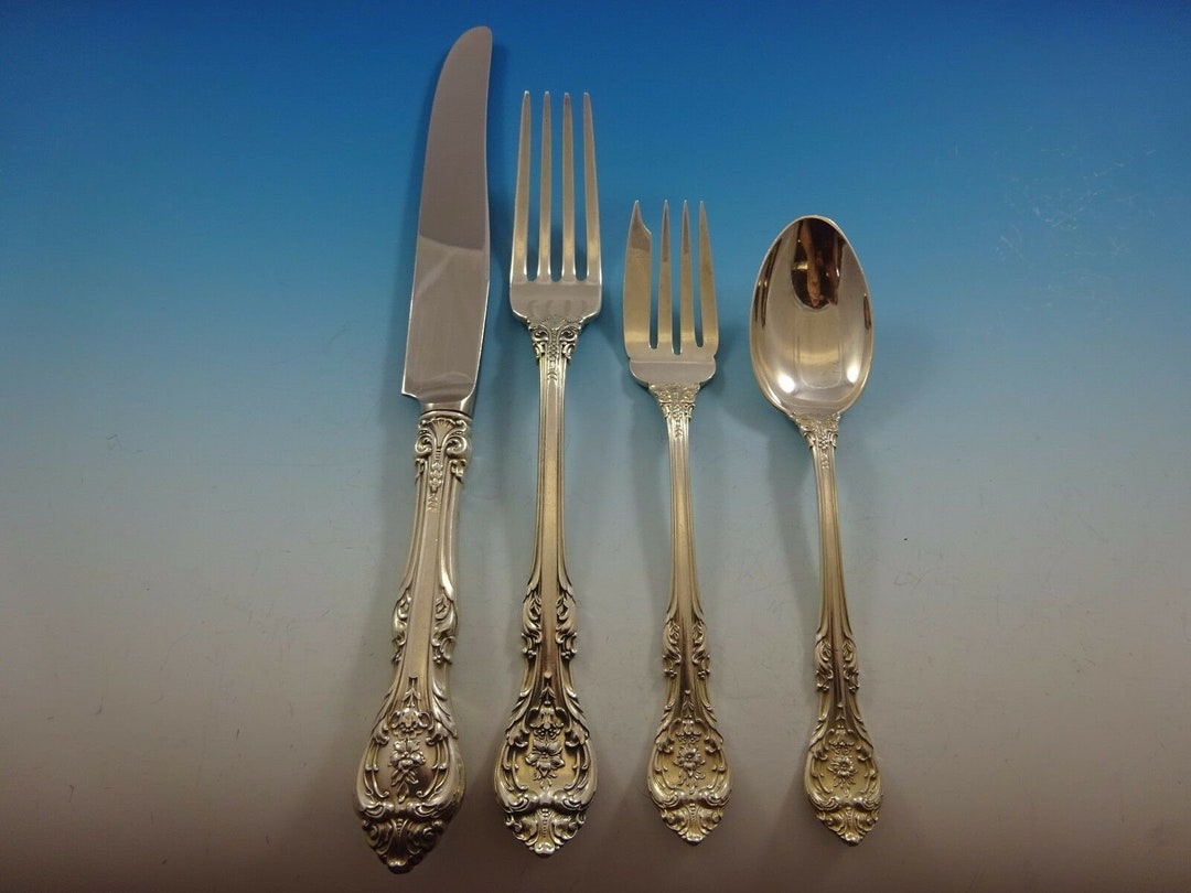 King Edward by Gorham Sterling Silver Flatware Set Dinner Service 42 ...