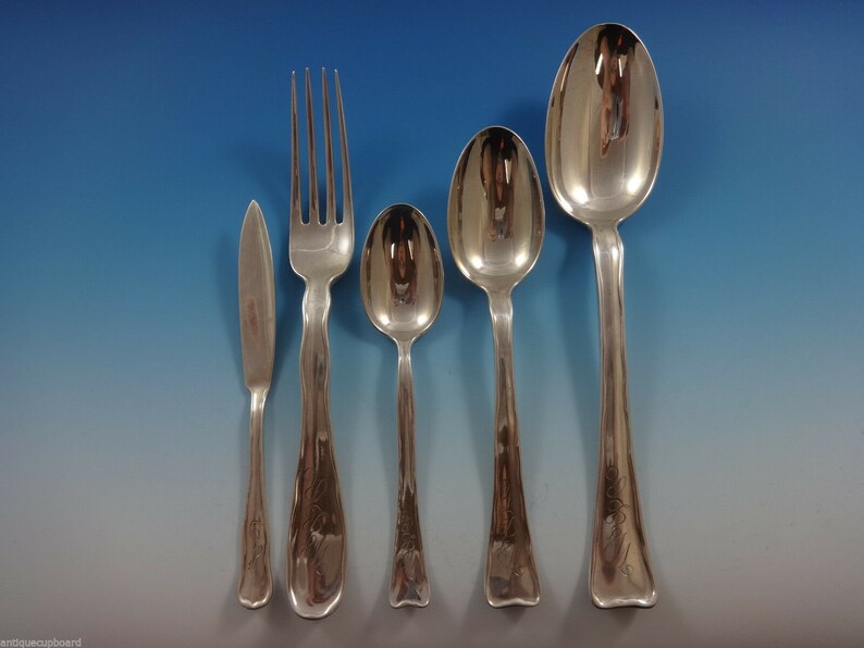 Lap Over Edge Plain by Tiffany & Co. Sterling Silver Flatware - Etsy