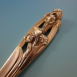 Silver Iris by International Sterling Silver Flatware Set 8 Service 48 ...