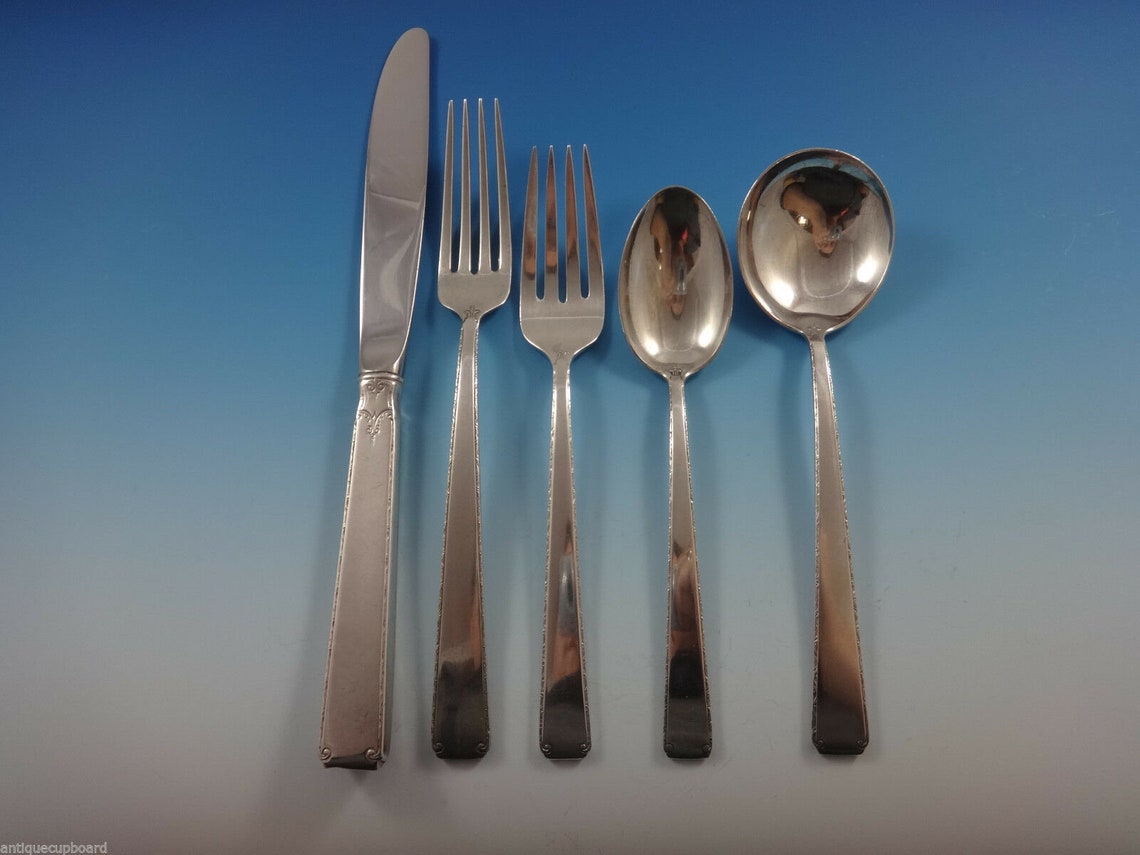 Old Lace by Towle Sterling Silver Flatware Set for 8 Service - Etsy