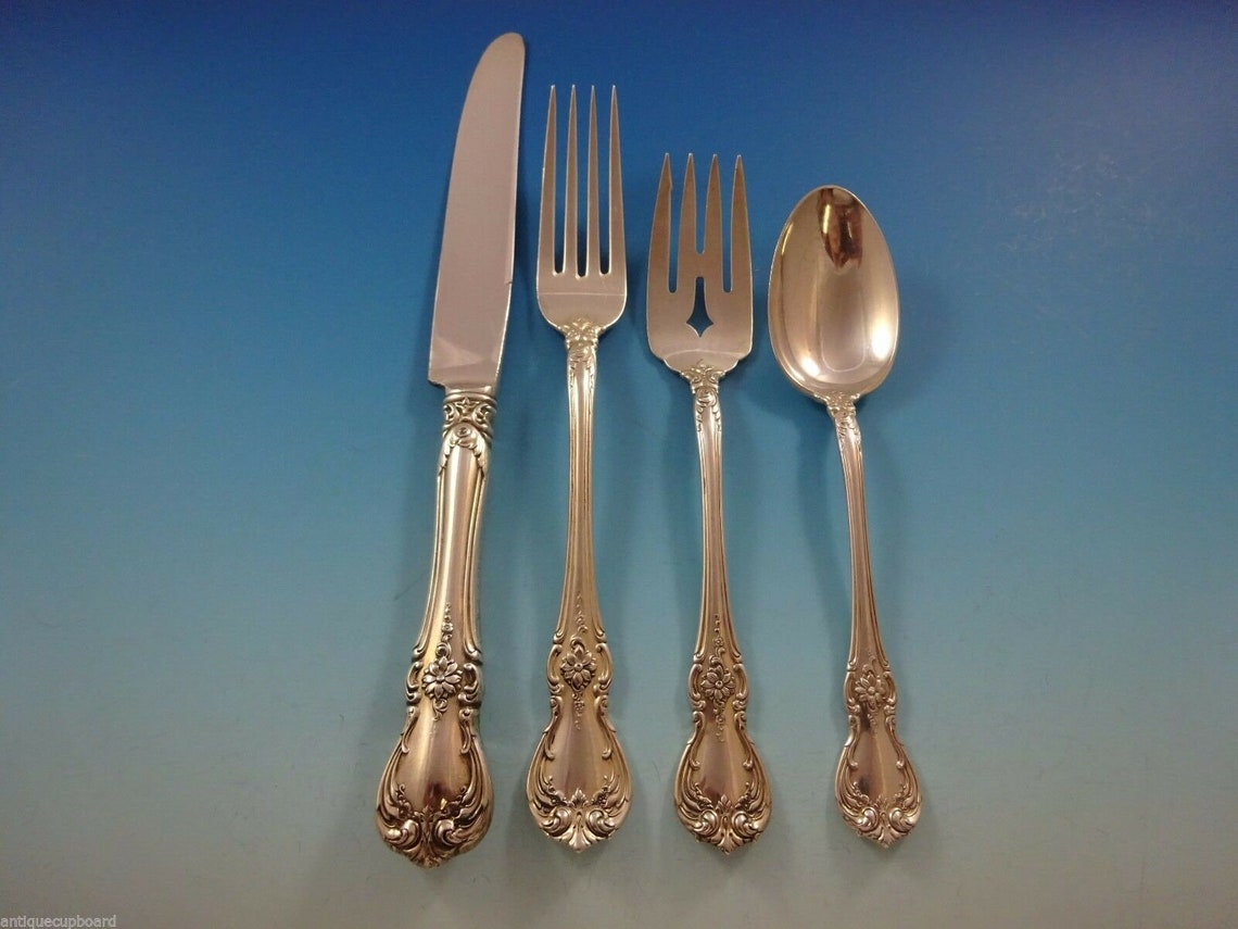 Old Master By Towle Sterling Silver Flatware Set For 12 | Etsy