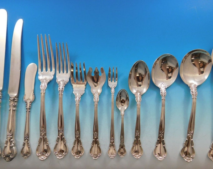 Chantilly by Gorham Sterling Silver Flatware Set for 12 Service 65 ...