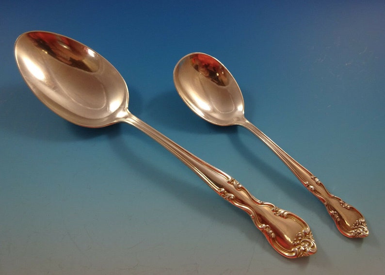 American Classic by Easterling Sterling Silver Flatware Set 8 - Etsy