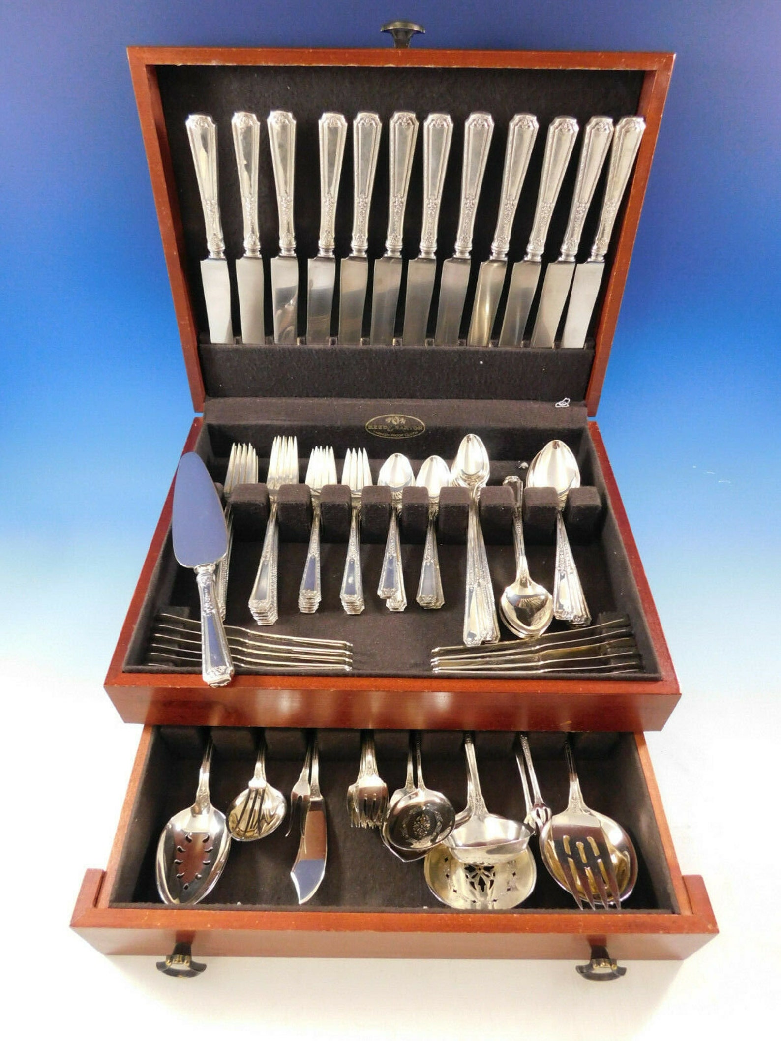 Louis XIV by Towle Sterling Silver Flatware Set for 12 Service 110 ...