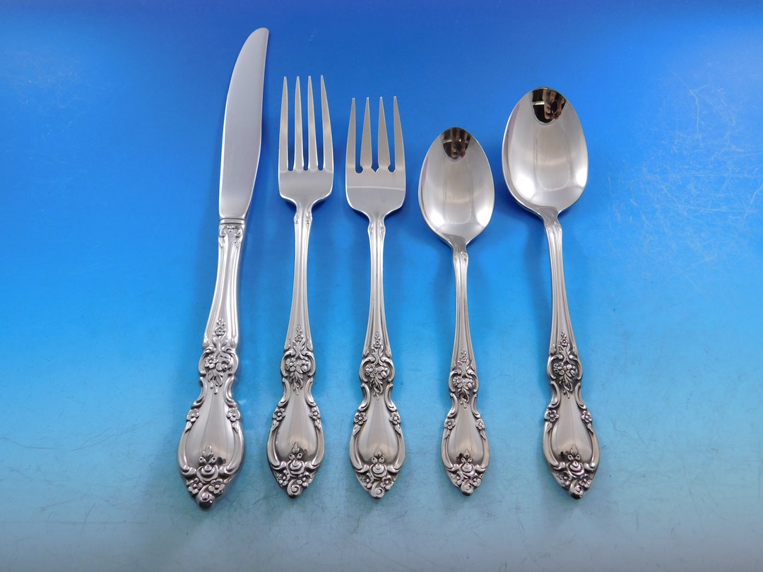 Louisiana by Community Oneida Stainless Steel Flatware Set Service 80 ...