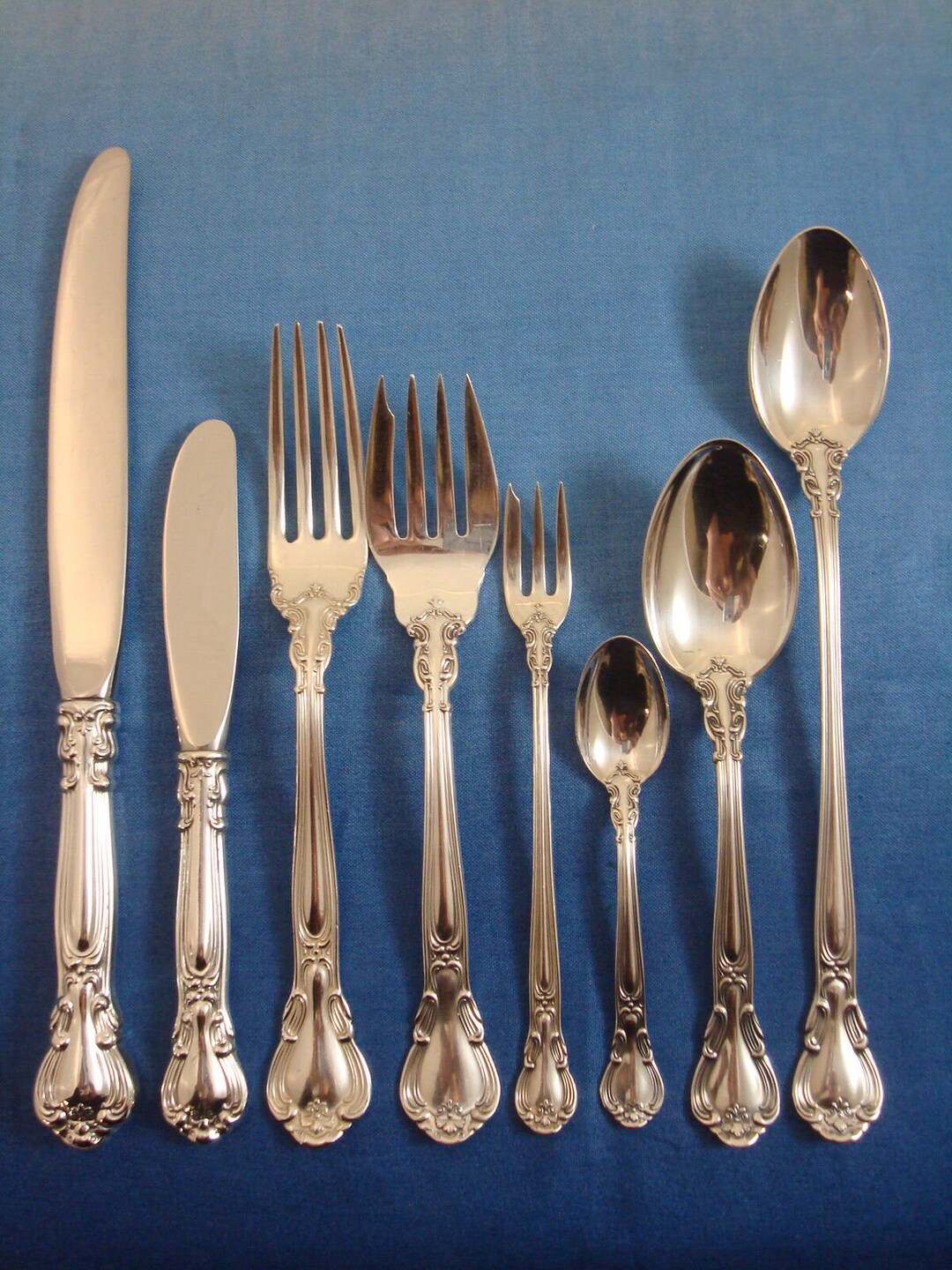 Chantilly by Gorham Sterling Silver Flatware Set for 12 Service 108 ...