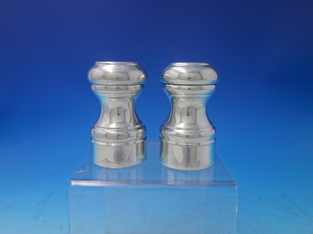 Colonial by Boardman Pewter Salt and Pepper Shaker Pair #46 3 1/2" Tall ...