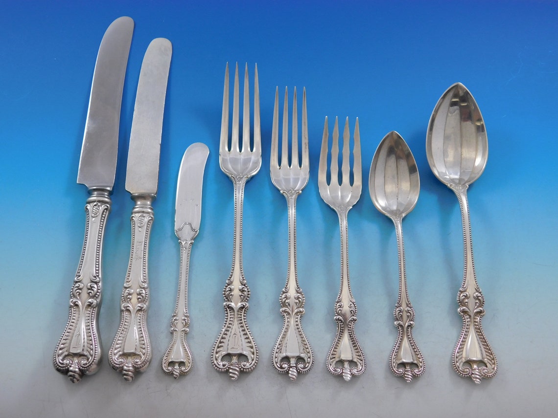 Old Colonial by Towle Sterling Silver Flatware Set for 8 - Etsy
