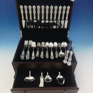 Countess by Frank Smith Sterling Silver Flatware Service 12 Set 66 Pcs ...