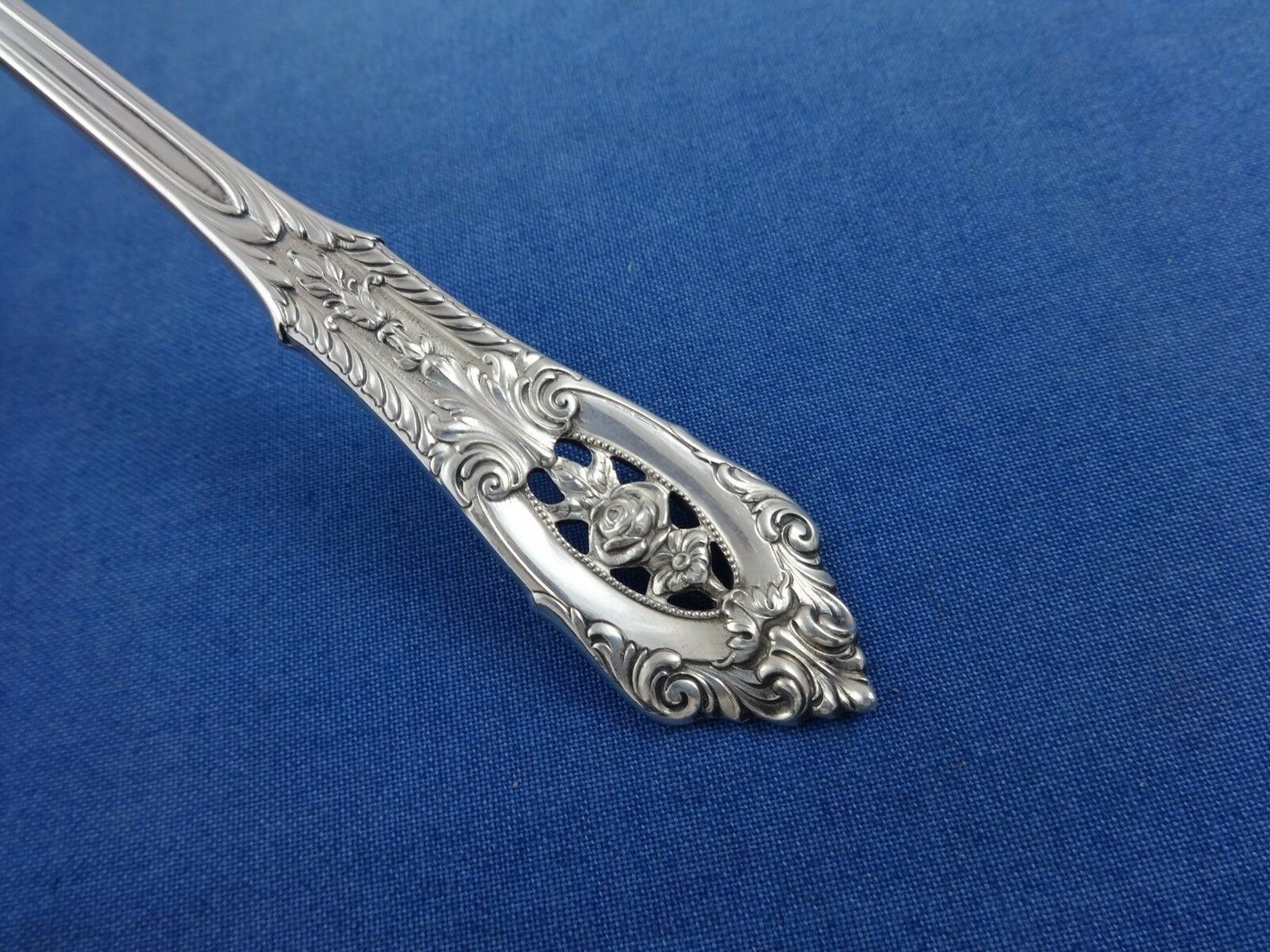 Rose Point by Wallace Sterling Silver Dinner Size Flatware Set | Etsy