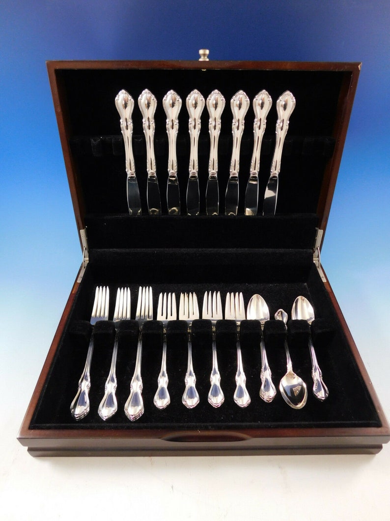 Hampton Court by Reed and Barton Sterling Silver Flatware Set - Etsy