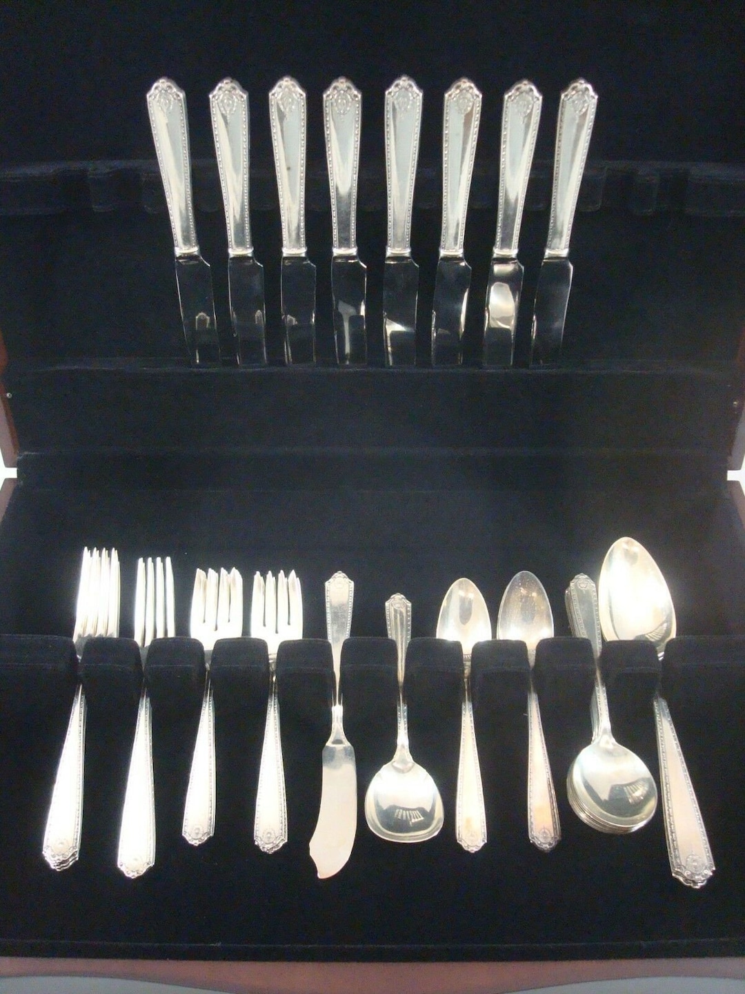 Lady Hilton by Westmorland Sterling Silver Flatware Service Set 52 ...