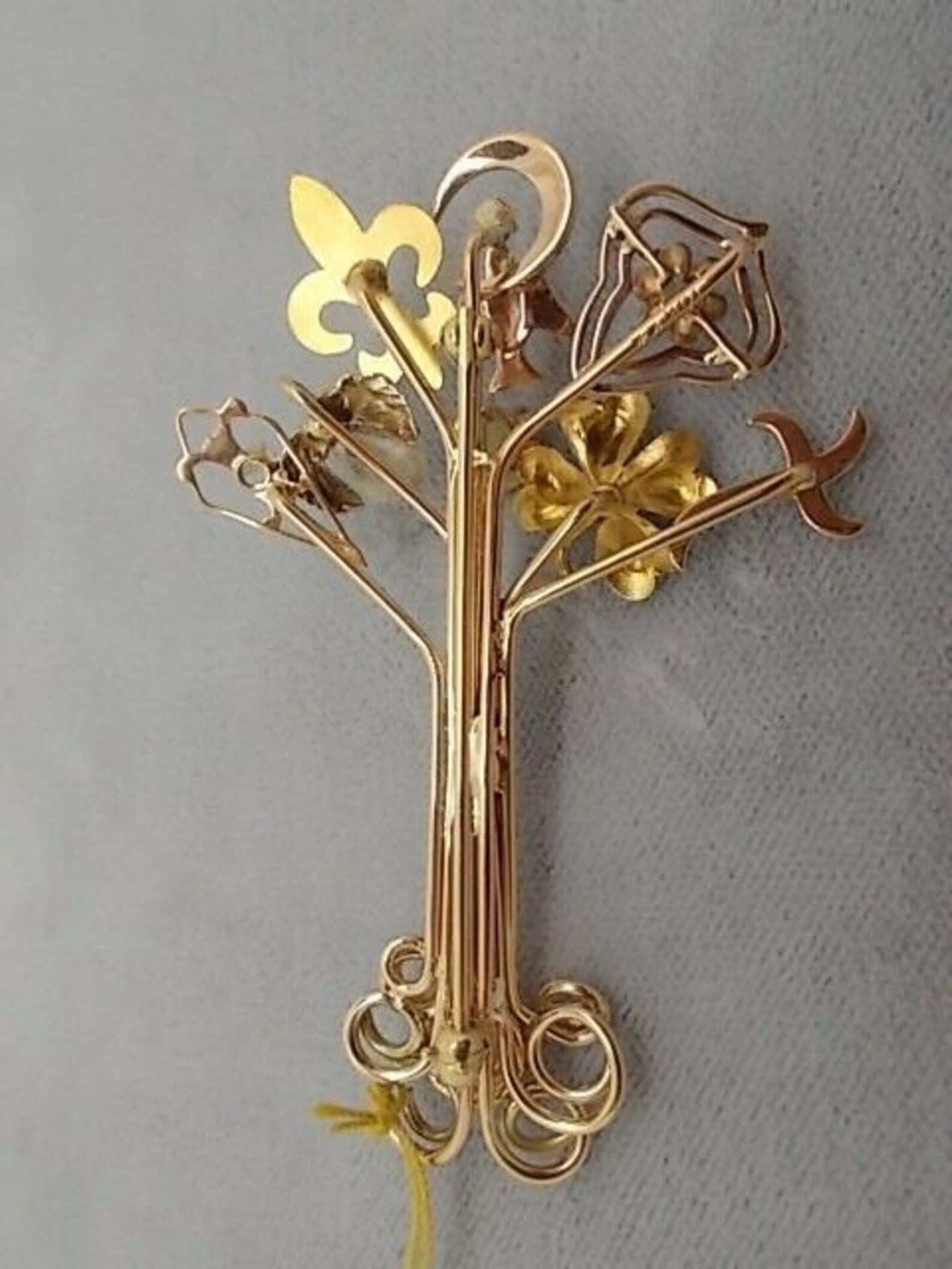 14k Gold Victorian Stick Pin Collection Brooch 636 - Etsy
