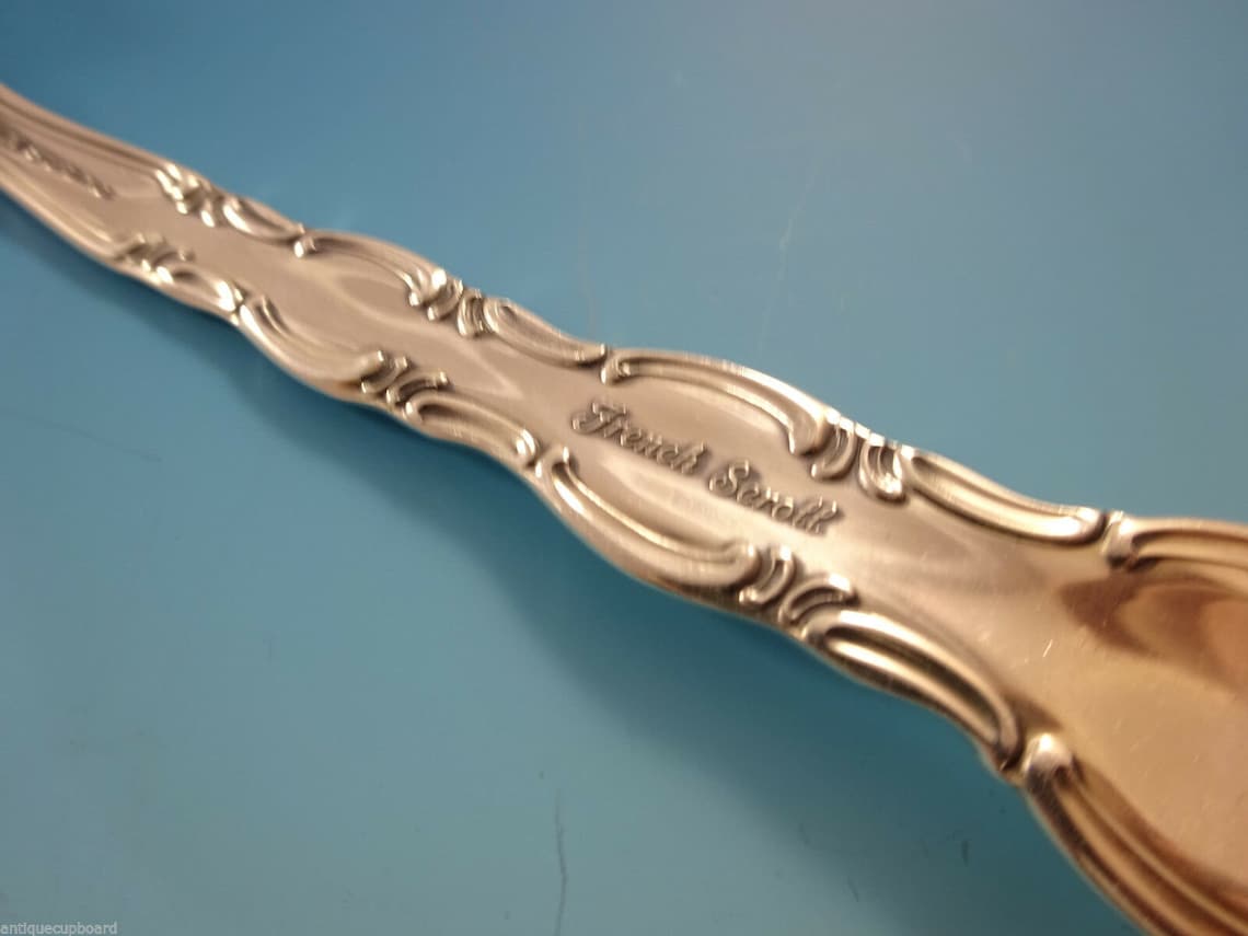 French Scroll by Alvin Sterling Silver Flatware Set for 12 Service 48 ...