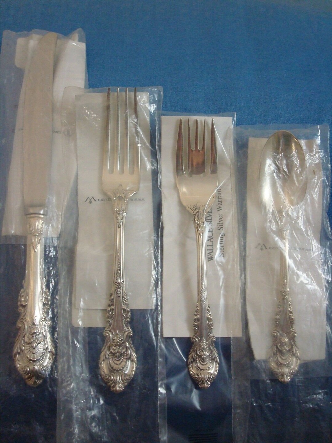 Sir Christopher by Wallace Sterling Silver Flatware Set Service 49 ...