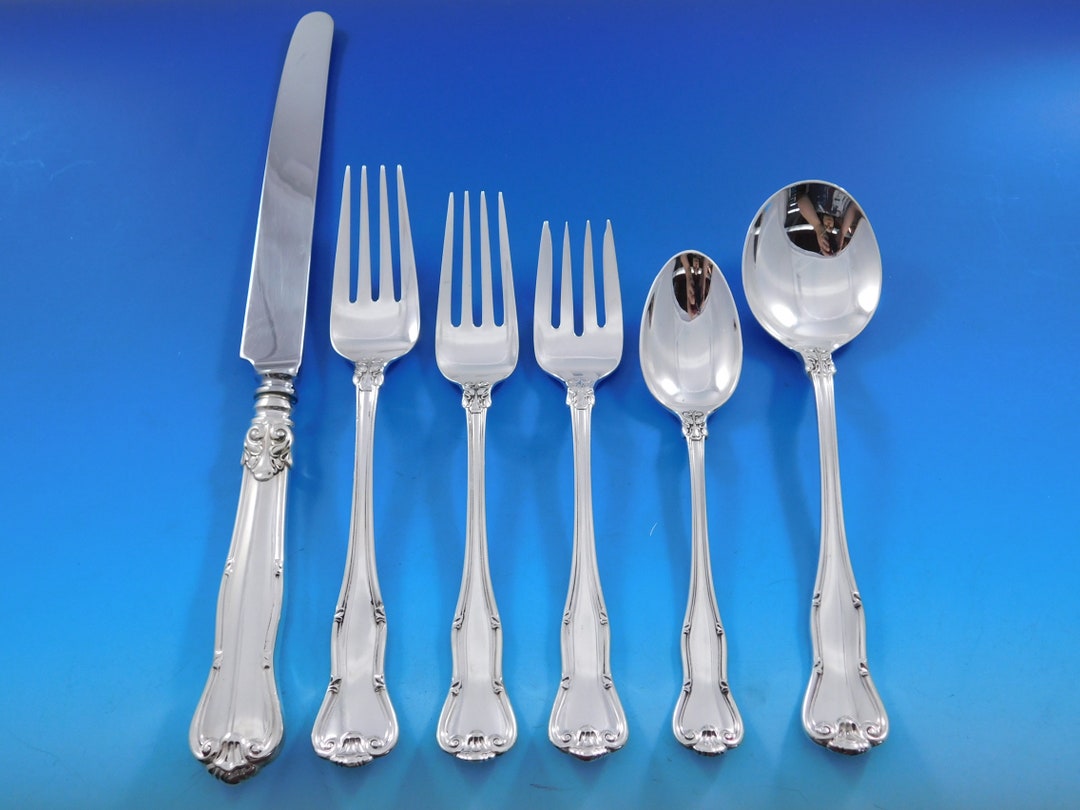 Provence by Tiffany & Co. Sterling Silver Flatware Set 8 Service 52 Pcs ...