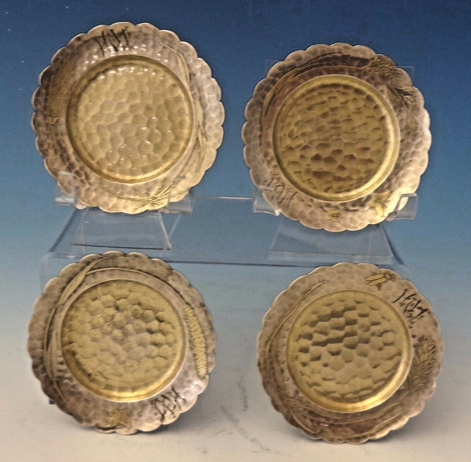 Lap Over Edge Acid Etched by Tiffany Sterling Silver Aesthetic - Etsy