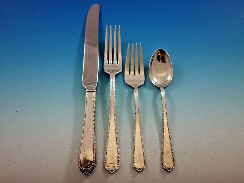 Pine Tree by International Sterling Silver Flatware Set for 8 - Etsy