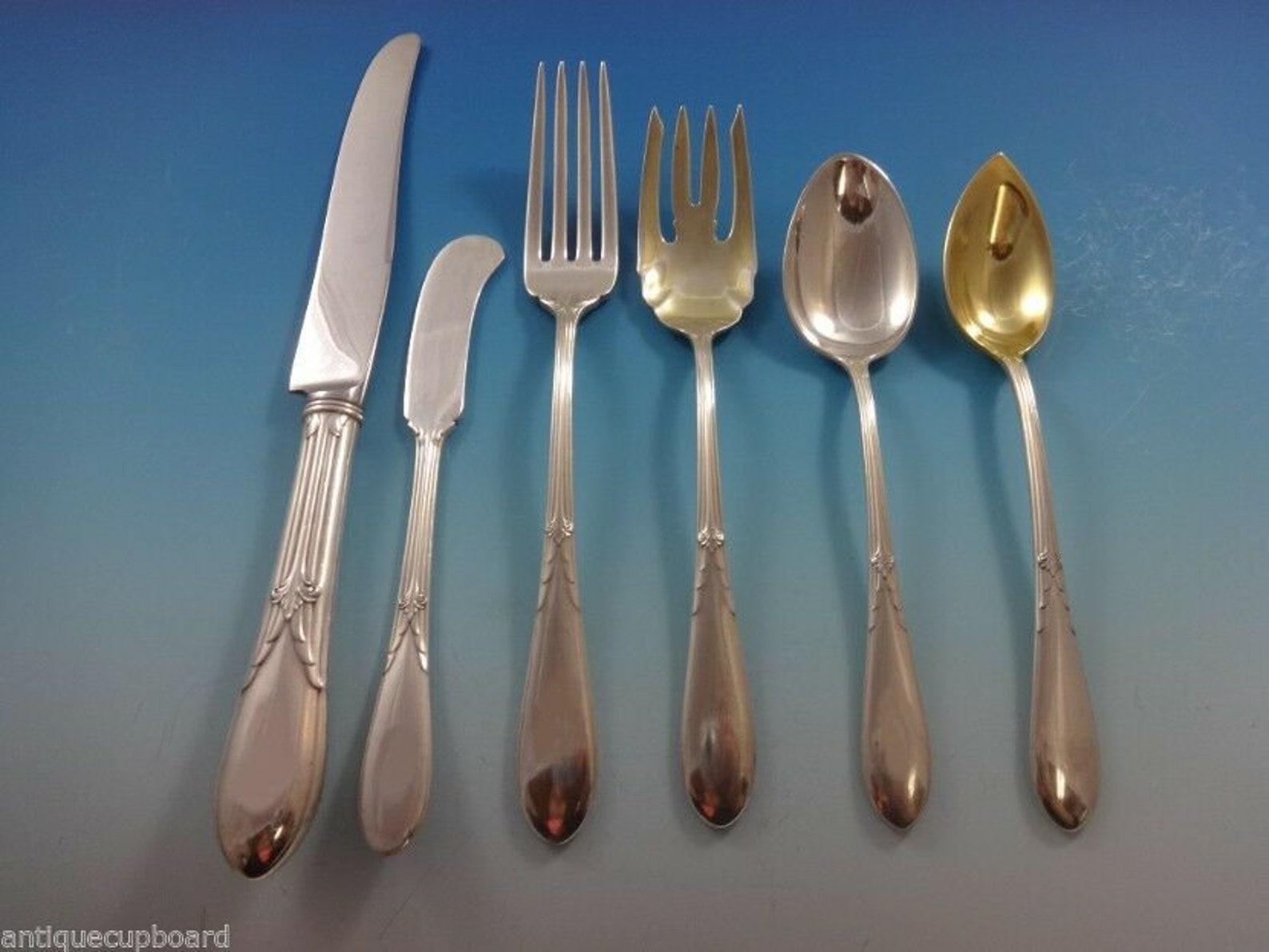 Rose Marie by Gorham Sterling Silver Flatware Set for 12 - Etsy