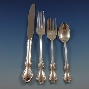 Hampton Court by Reed & Barton Sterling Silver Flatware Set 12 Service ...