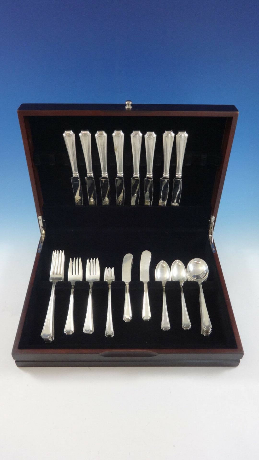 Fairfax by Gorham Sterling Silver Flatware Set for 8 Service 56 Pieces ...