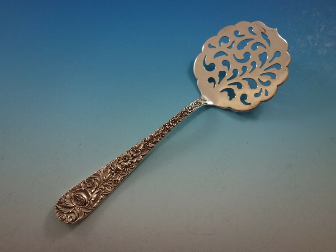 Repousse by Kirk Sterling Silver Tomato Server Fancy Pierced 7 5/8" - Etsy