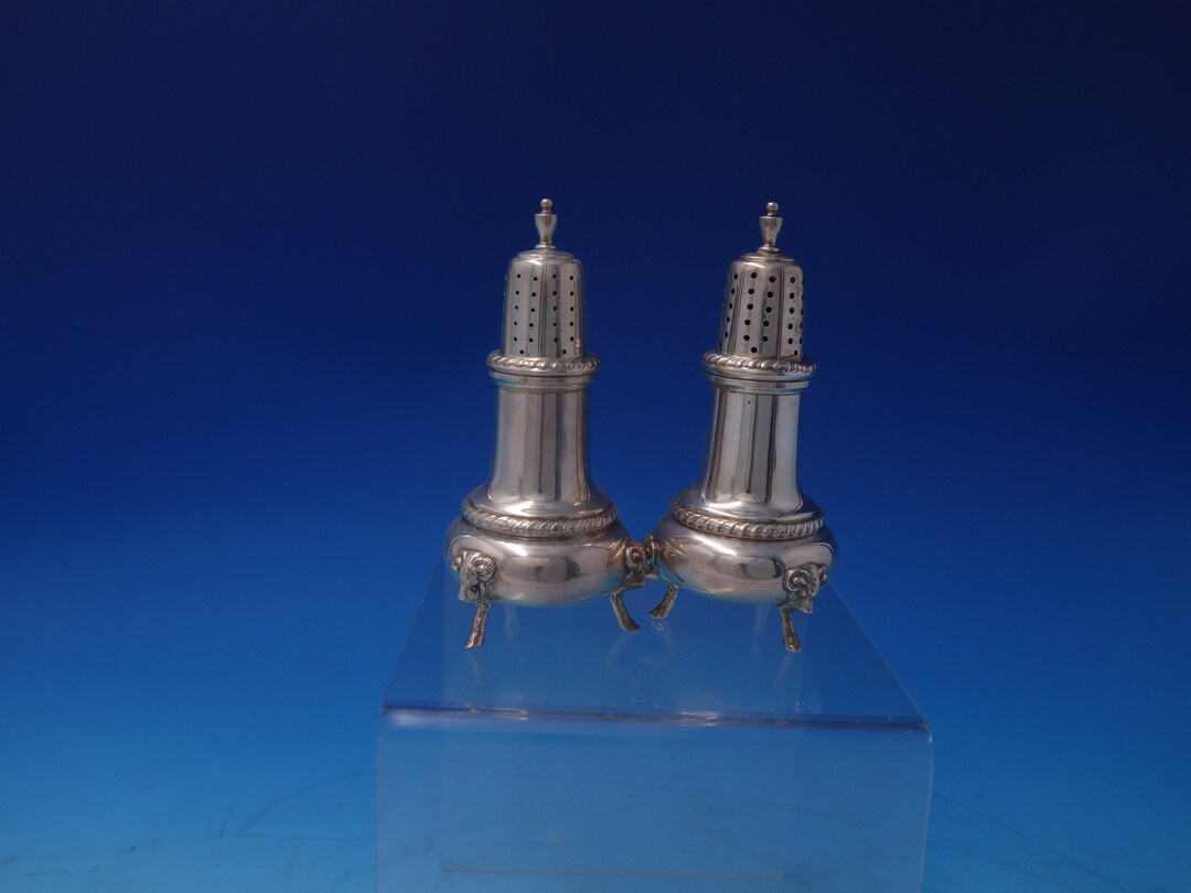 George II by Ellmore Sterling Silver Salt and Pepper Shaker 2pc Set ...