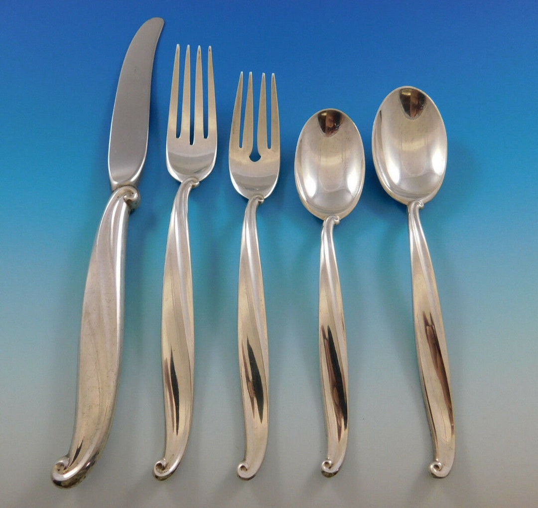 Swan Lake by International Sterling Silver Flatware Set Service 28 ...