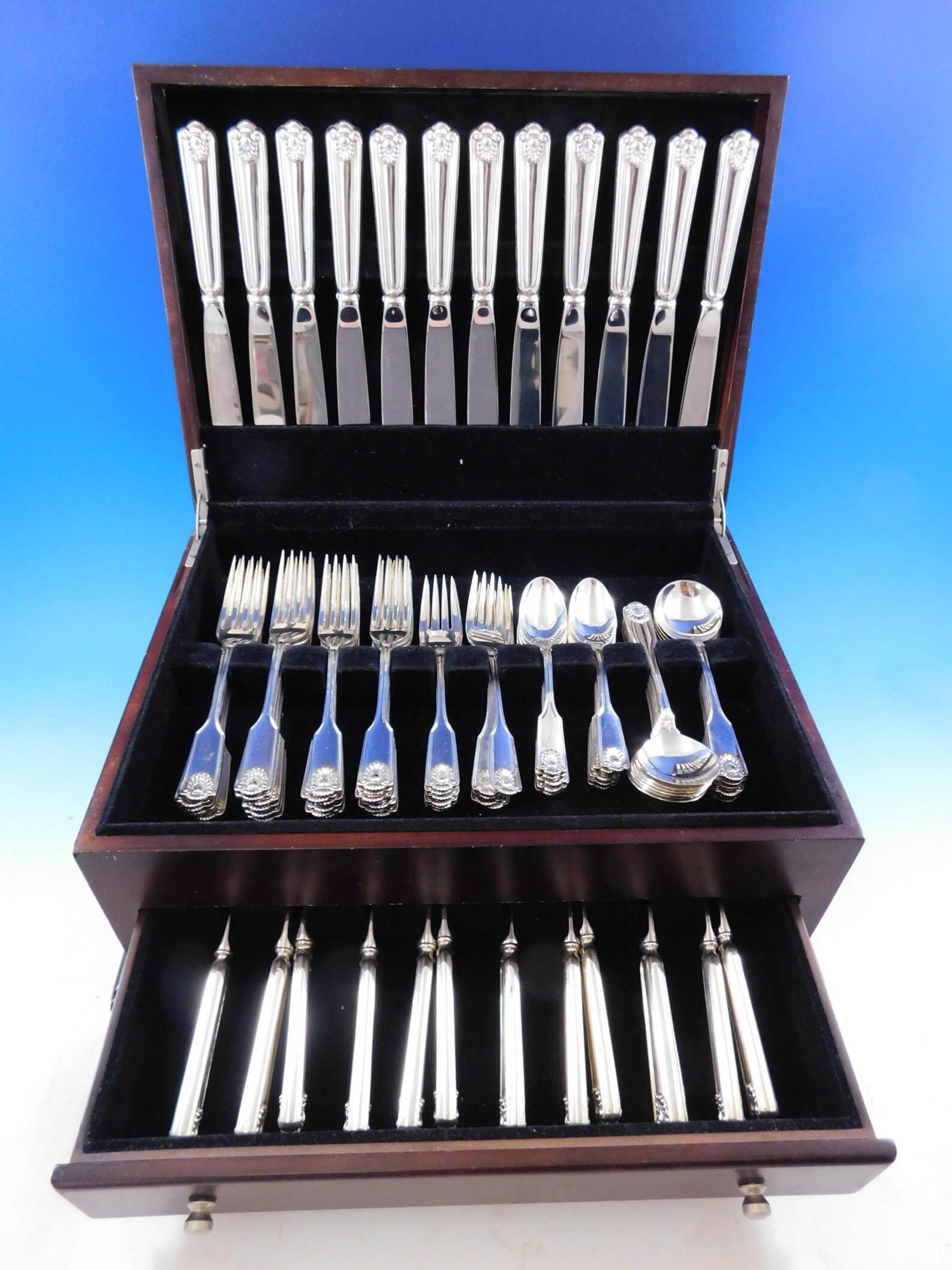 Fiddle Shell by Frank Smith Sterling Silver Flatware Set | Etsy