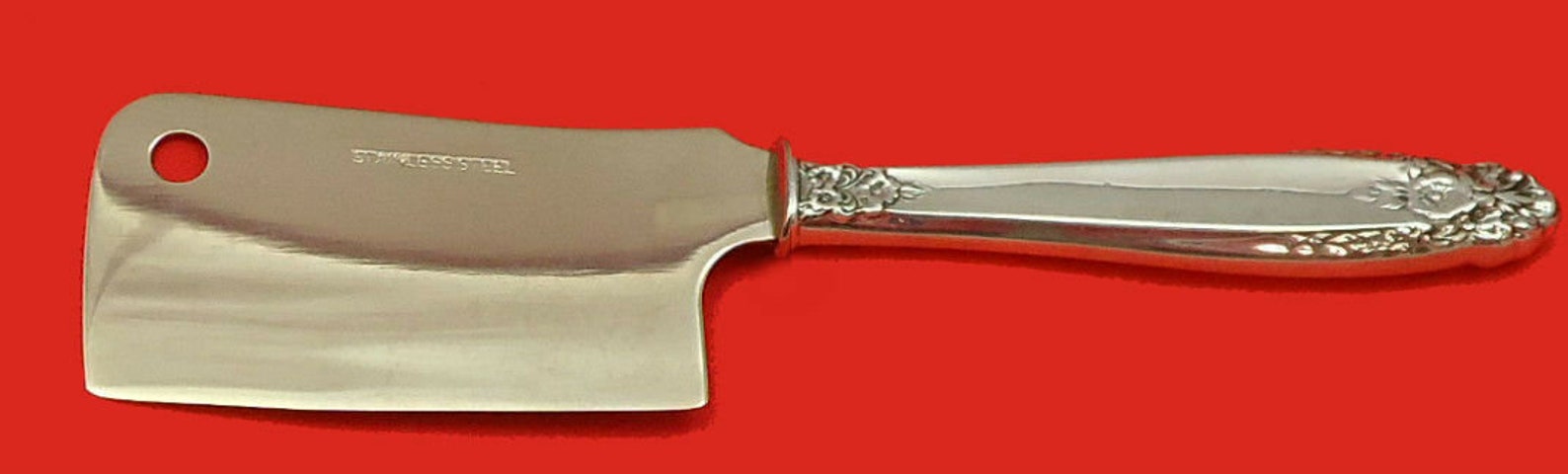 Prelude by International Sterling Silver Cheese Cleaver HHWS Custom ...