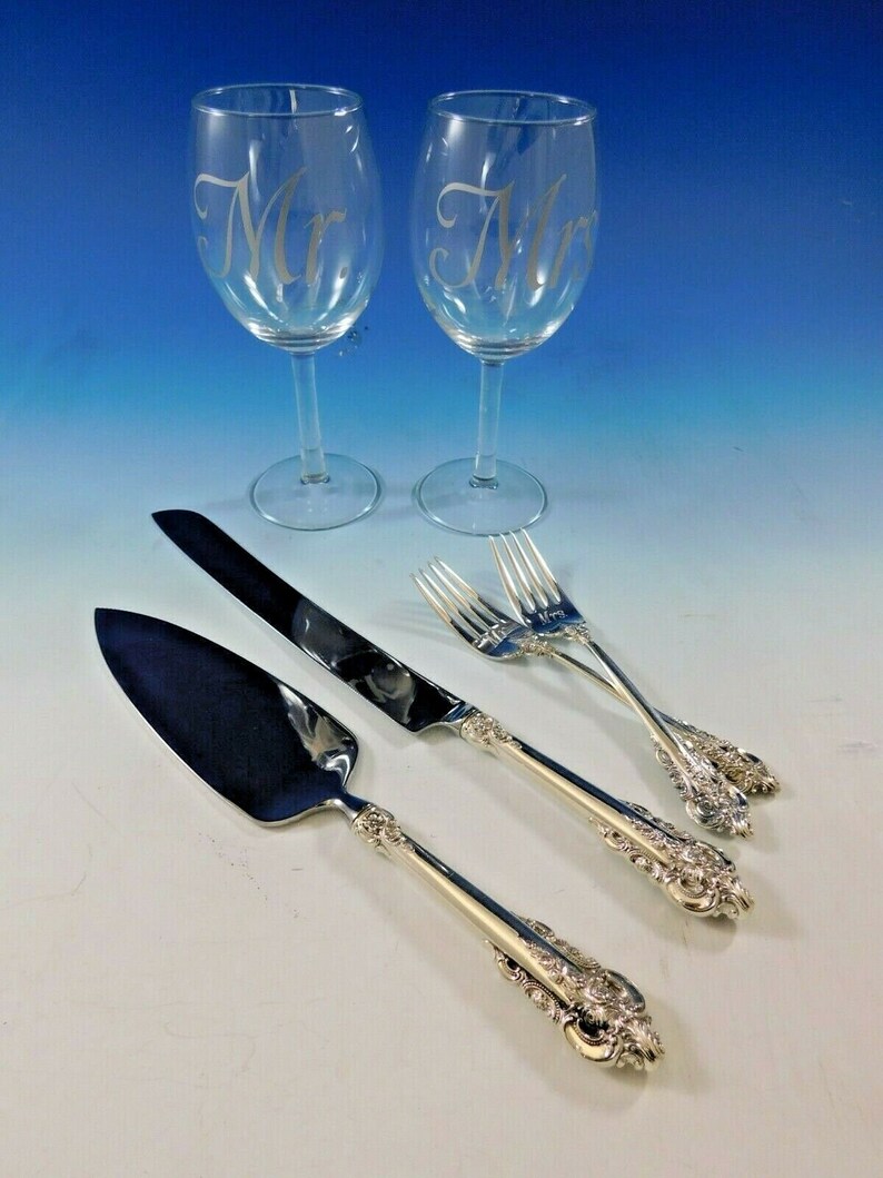 Sterling Silver Ultimate Wedding Gift Set Grande Baroque | Etsy