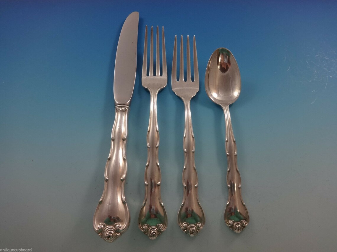 Rondo by Gorham Sterling Silver Flatware Set for 12 Service 69 Pieces ...