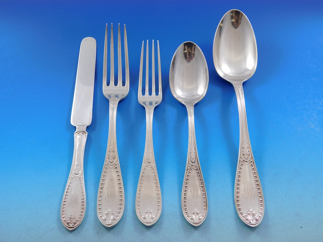 Ionic by John Polhemus Sterling Silver Flatware Set Service 62 Pieces ...