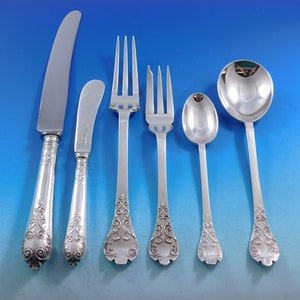 William & Mary by CJ Vander Sterling Silver Flatware Service 8 Set 57 ...