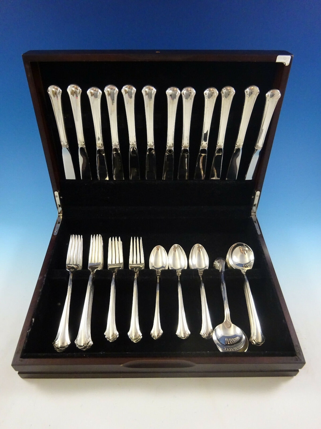 Chippendale by Towle Sterling Silver Flatware Set for 12 Service 60 ...