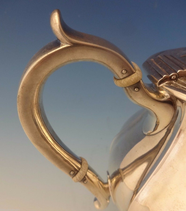 Arthur Stone Sterling Silver Tea Set Tilting Kettle on Cradle | Etsy