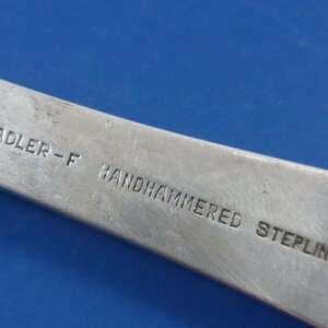 Swedish Modern by Allan Adler Sterling Silver Flatware Set Hand Wrought ...