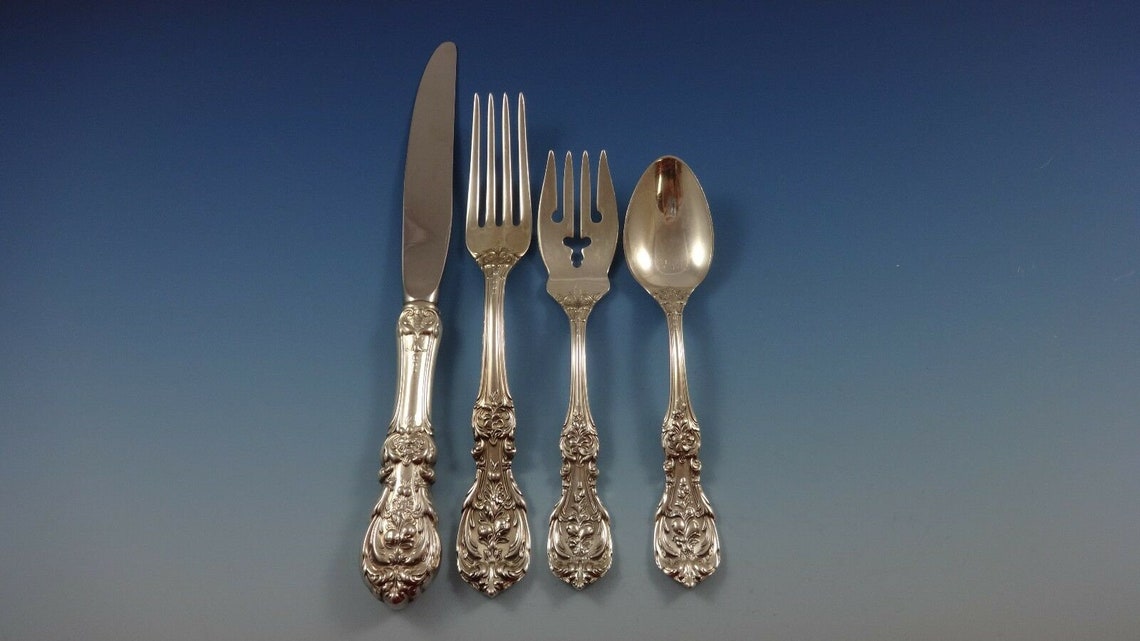 Francis I Reed & Barton Sterling Silver Flatware Service for - Etsy