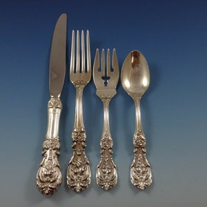 Francis I Reed & Barton Sterling Silver Flatware Service for 12 Set 78 ...