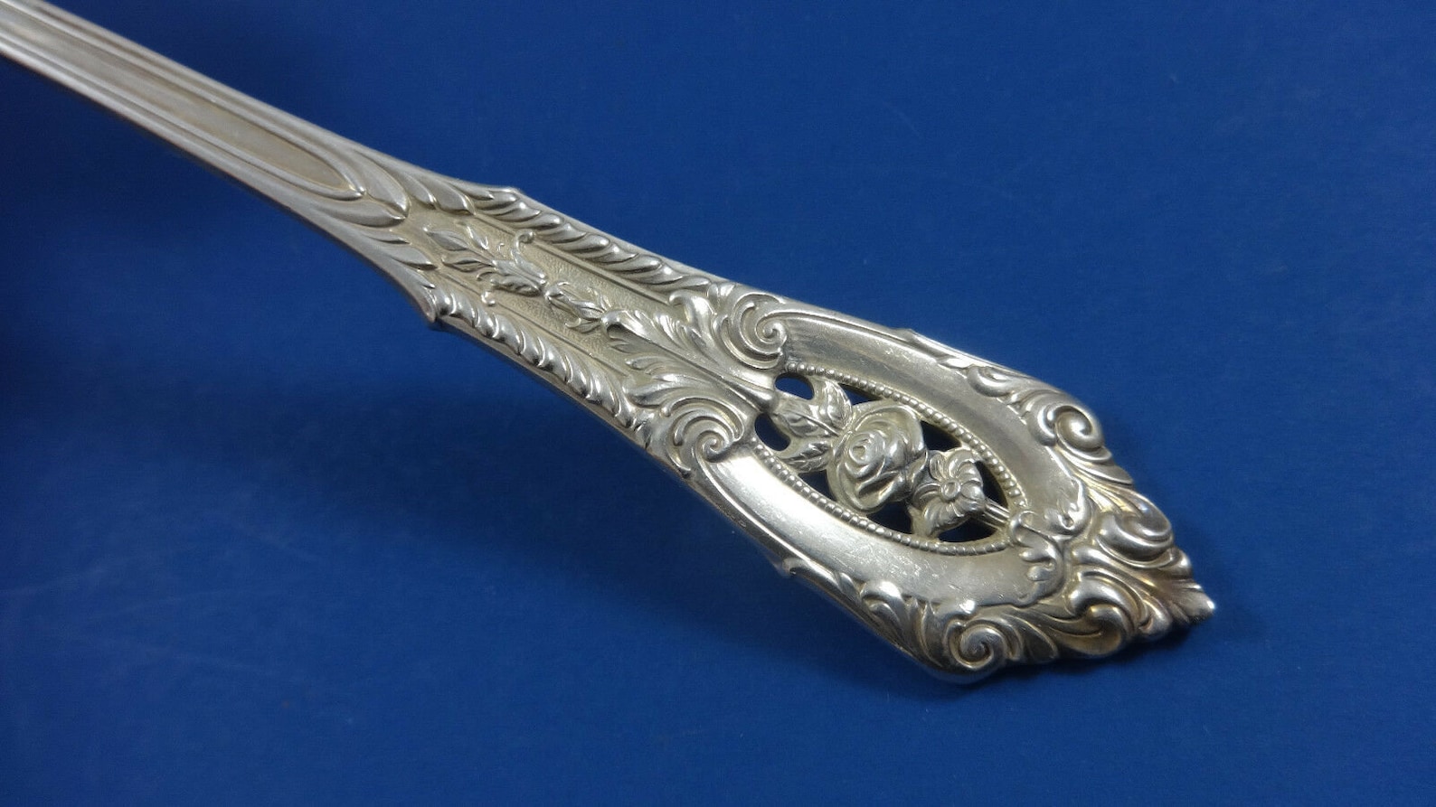 Rose Point by Wallace Sterling Silver Flatware Set 12 Service 60 Pcs ...