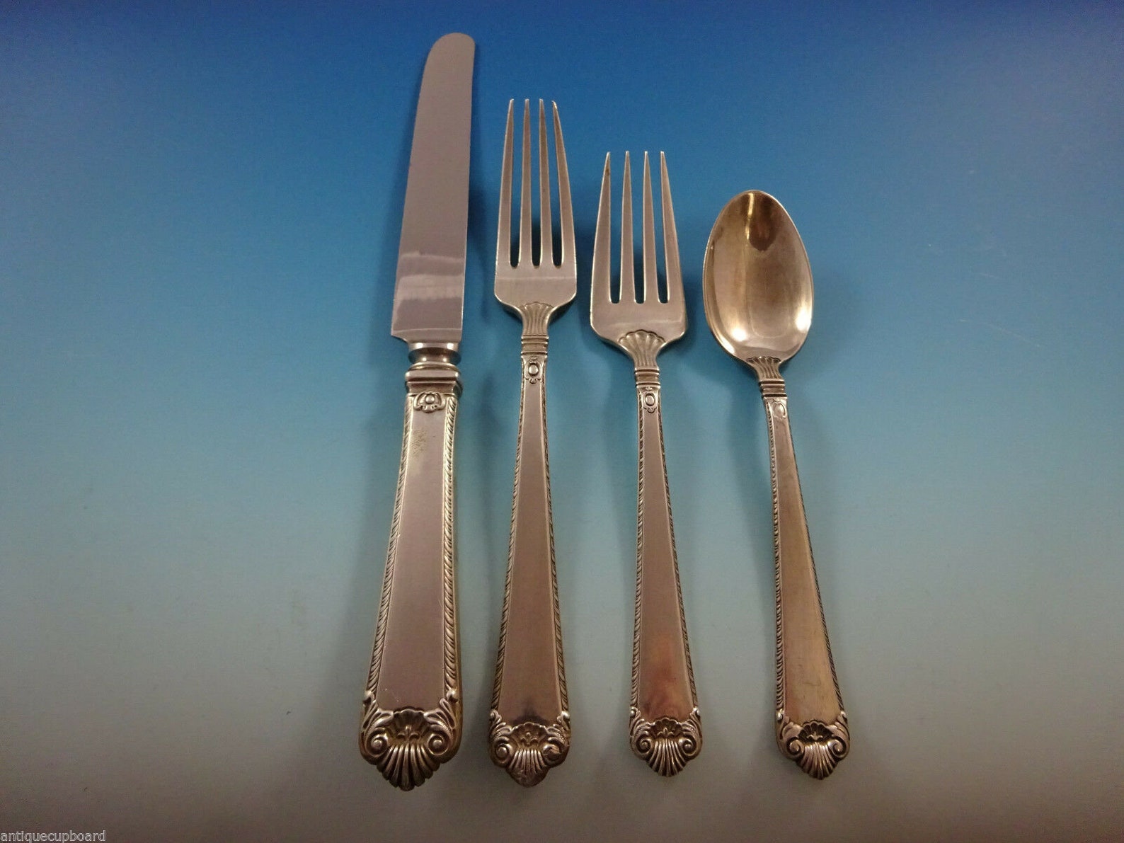 George Ii Rex by Watson Sterling Silver Flatware Dinner Size - Etsy