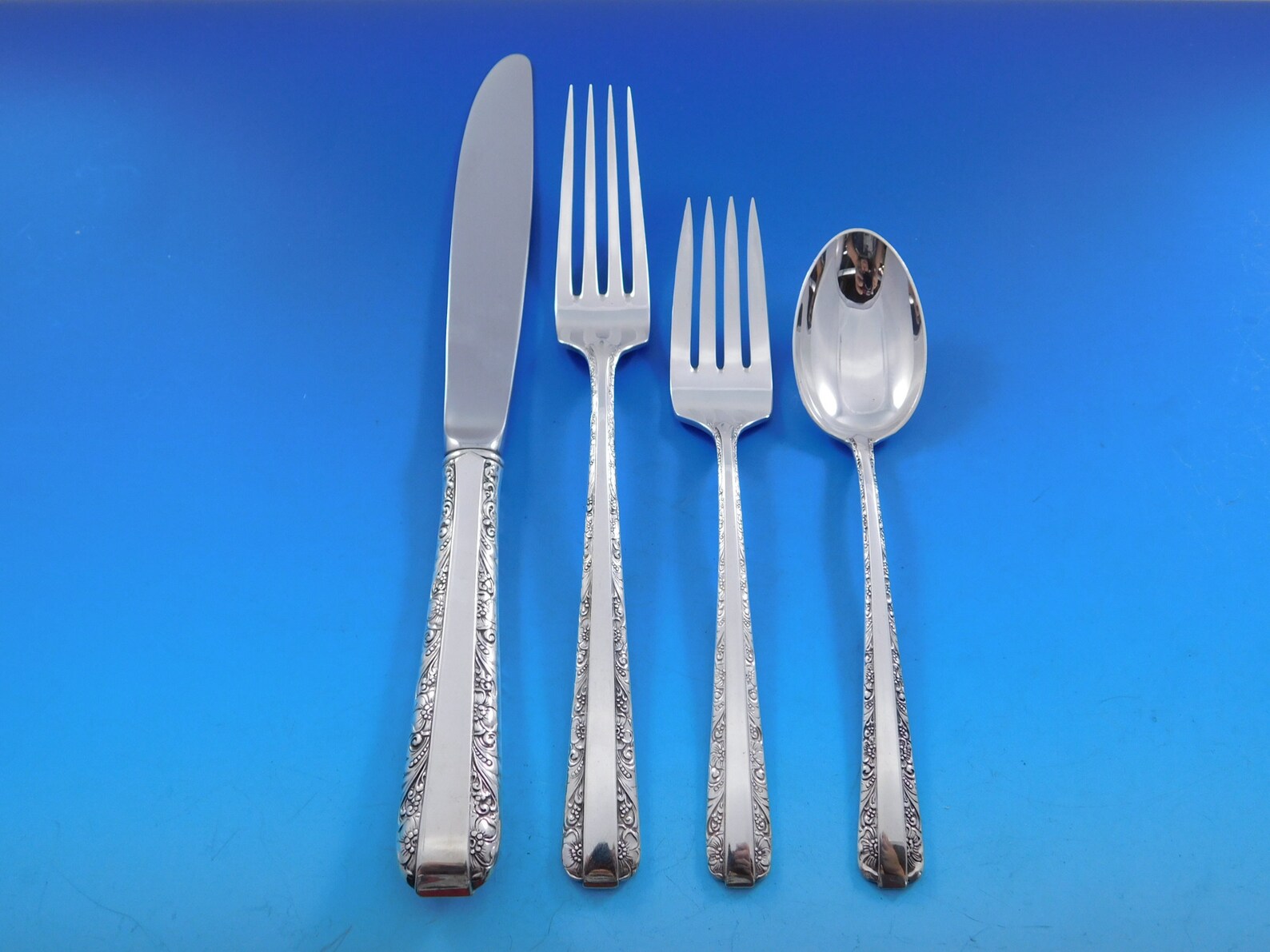 Candlelight by Towle Sterling Silver Flatware Set for 12 Service 60 Pcs ...