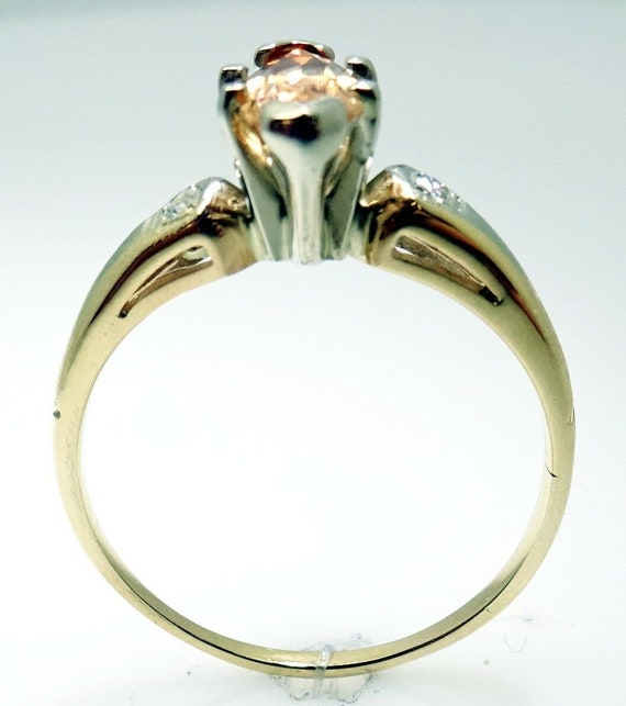 14k Gold .73ct Genuine Natural Precious Topaz Ring Wi… - Gem