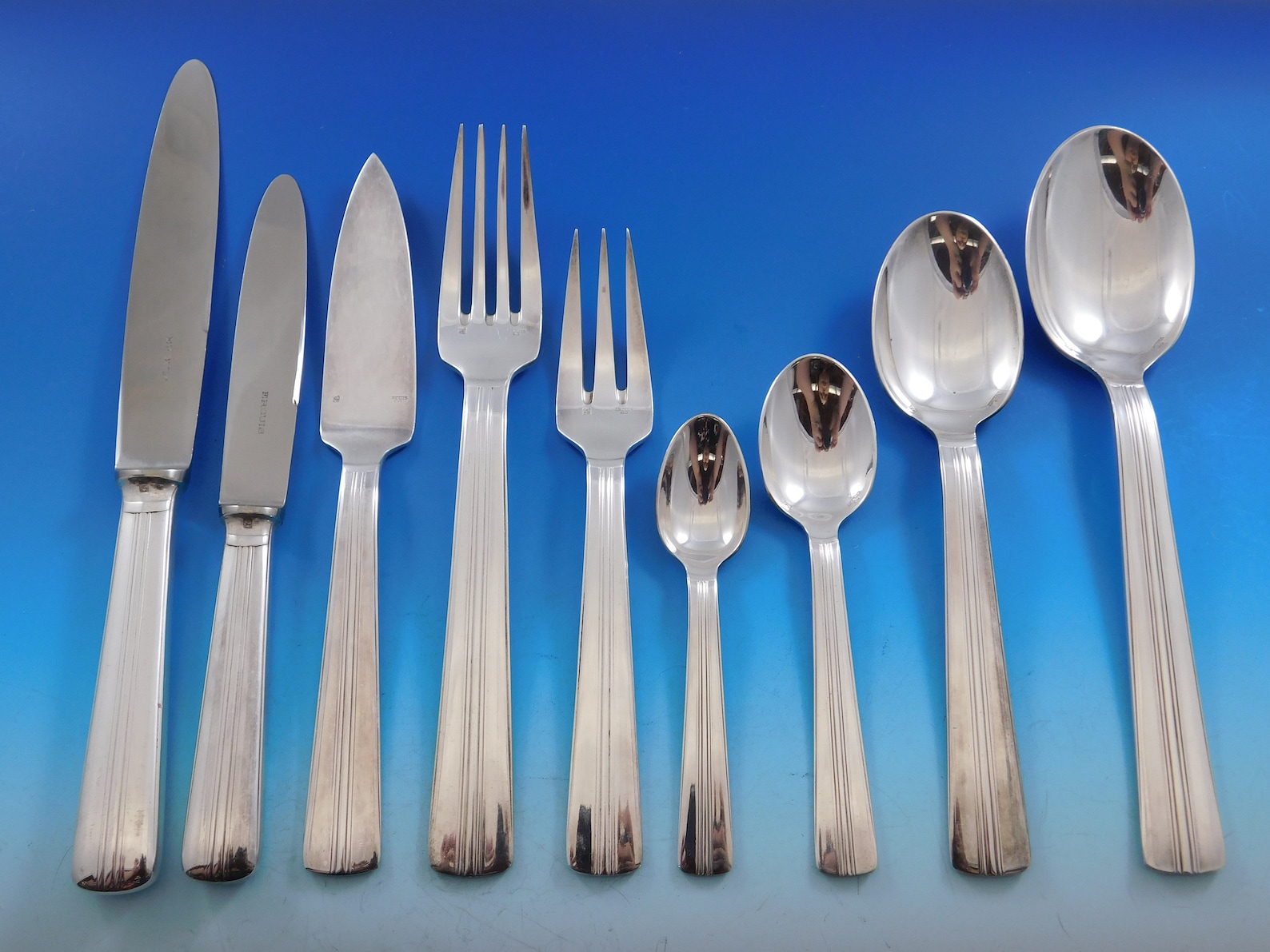 Chantilly by Ercuis Silverplate Flatware Set 12 Dinner Service - Etsy