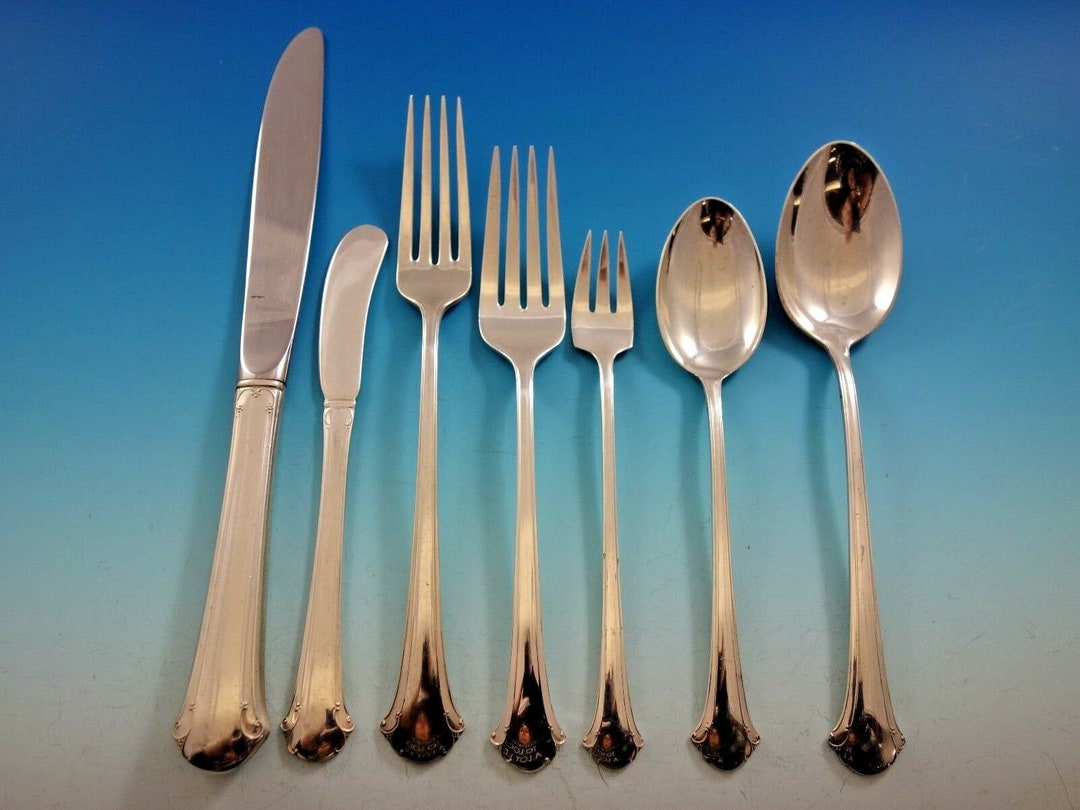 Chippendale by Towle Sterling Silver Flatware Set for 8 Service 59 ...