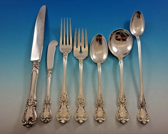 Old Master Towle by Sterling Silver Flatware Set for 8 Service - Etsy
